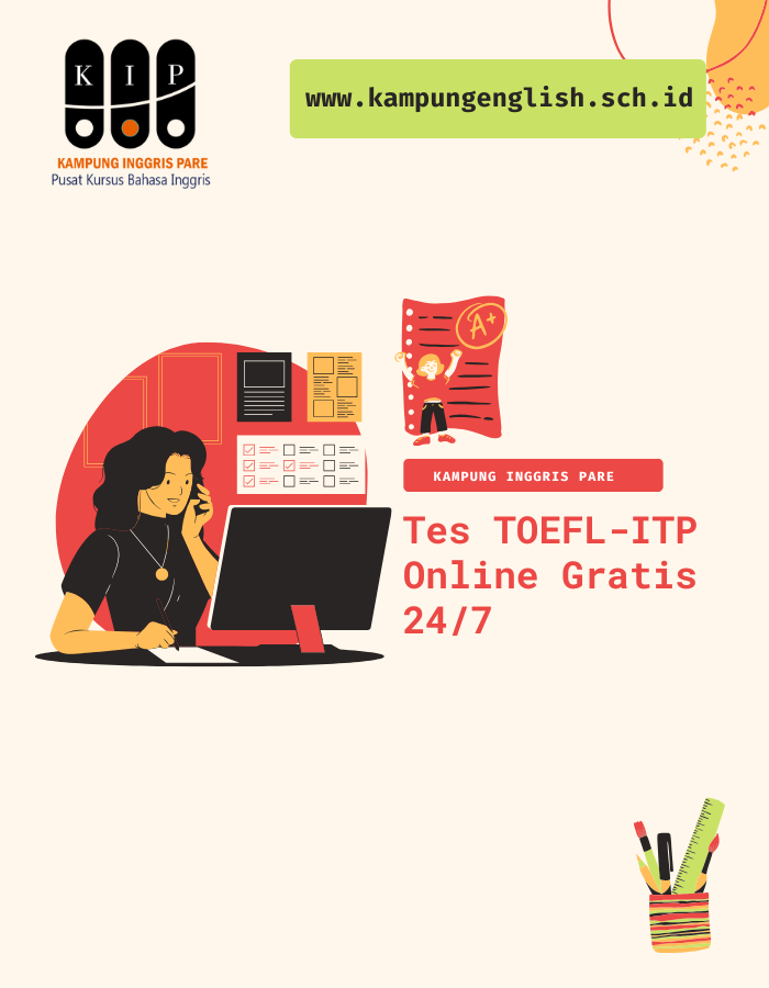 Tes TOEFL Online Gratis 24/7 – Cepat, Mudah & Bersertifikat!